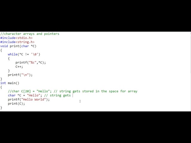 Understanding Character Arrays and Pointers in C: A Deep Dive | Galaxy.ai | Galaxy.ai