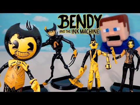NEW Bendy and the Ink Machine Articulated Figures SERIES 1 BATIM Jakks