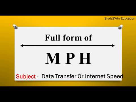 MBH ka full form | Full form of MBH in English | Subject - data transfer or internet speed
