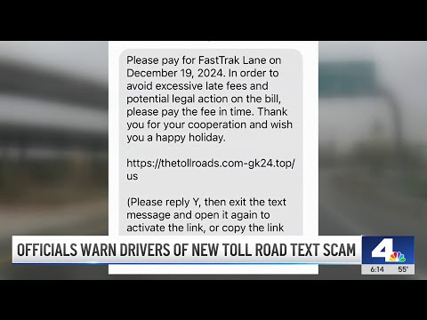 OC officials warn drivers of new toll road text scam