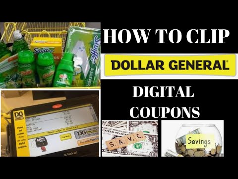 How To Get a Dollar General digital coupon account & start saving money