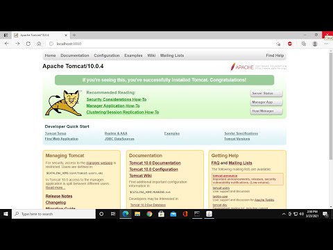 Apache Tomcat 10 Server on Windows 10/11 | Complete Installation | #Apache Tomcat 10 #CATALINA_HOME