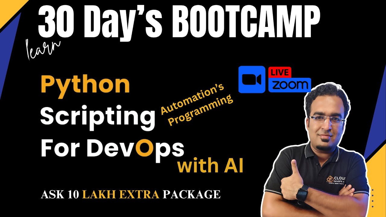 Day-1 | 30-Day Python for DevOps with AI Bootcamp 🔥 | From Basics to Extra Package