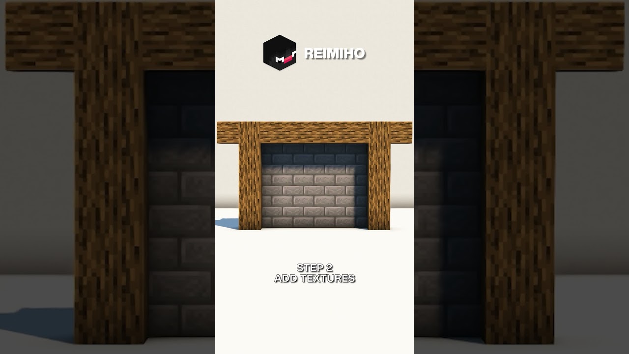 Three steps to improve your walls in Minecraft #minecraft #howtobuild #reimiho #tipsandtricks