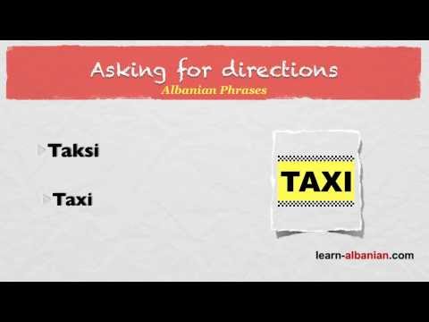 How to ask for directions in Albanian - Learn Albanian vocabulary