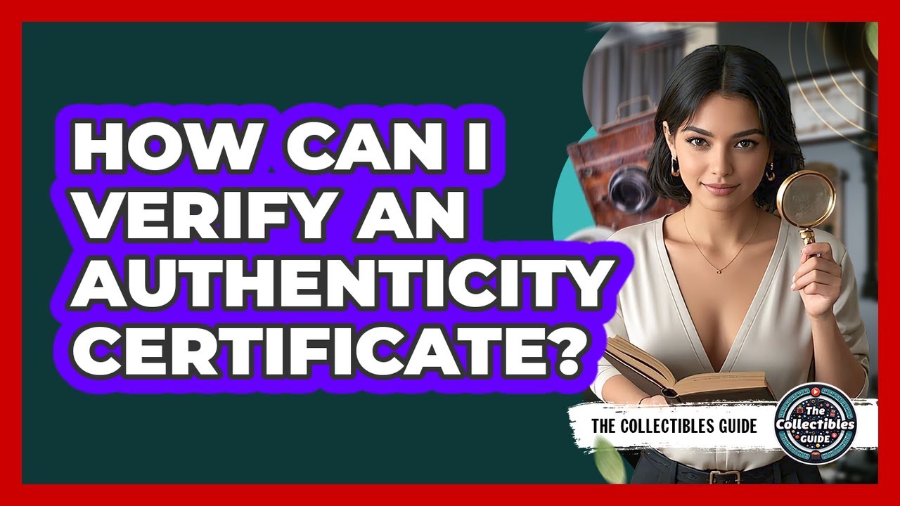 How Can I Verify An Authenticity Certificate?