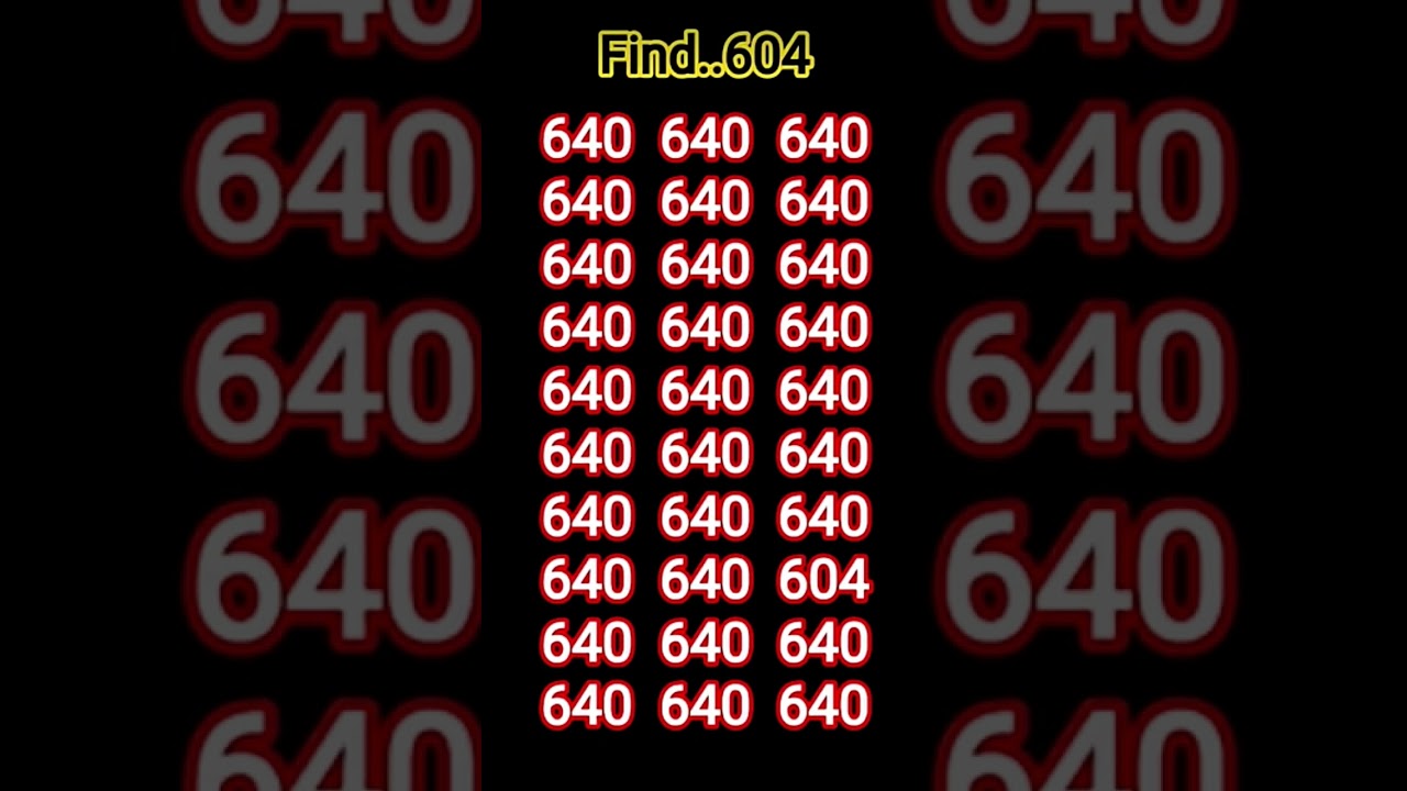 #Find the odd number 604 👀 #Math puzzle 🧩🧩 #Challenge #Subscribe the channel for more puzzles.