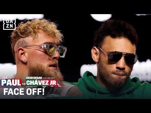 Jake Paul and Julio César Chávez Jr. FACE OFF!