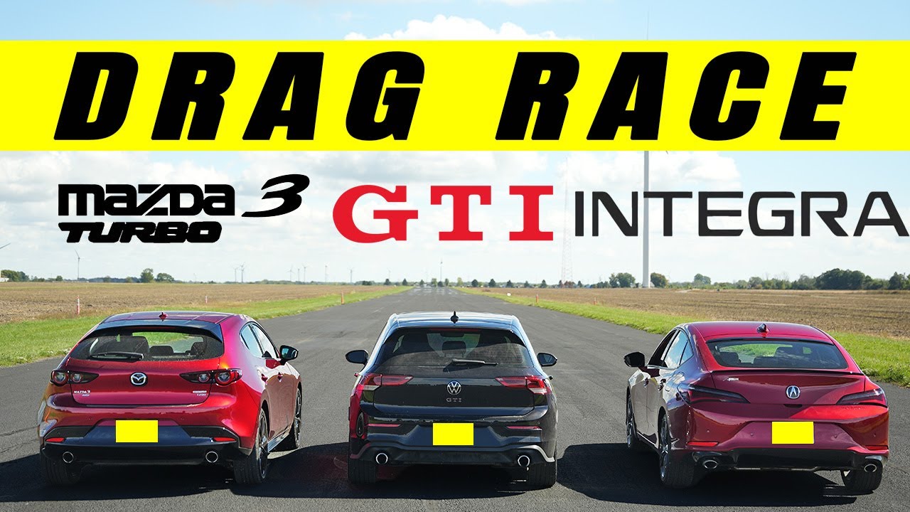 2023 Acura Integra Races Mazda3 Turbo and VW Golf GTI, It Doesn’t Stand ...