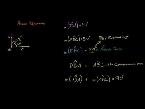Ângulos complementares e suplementares (vídeo) | Khan Academy