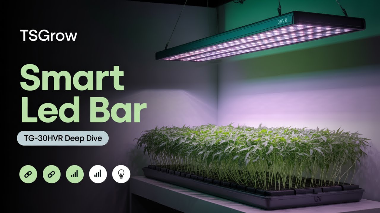 TSRgrow TG-30HVR Review: Smart LED Grow Light for Bigger Yields & Lower Costs