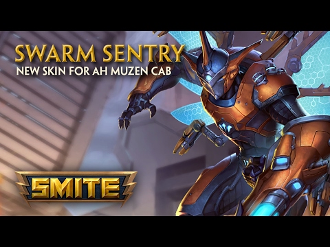 SMITE - New Skin for Ah Muzen Cab - Swarm Sentry