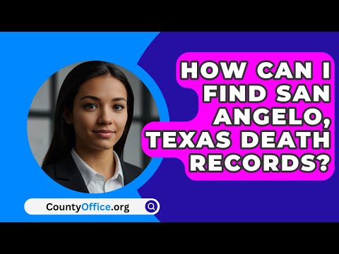 How Can I Find San Angelo, Texas Death Records? - CountyOffice.org
