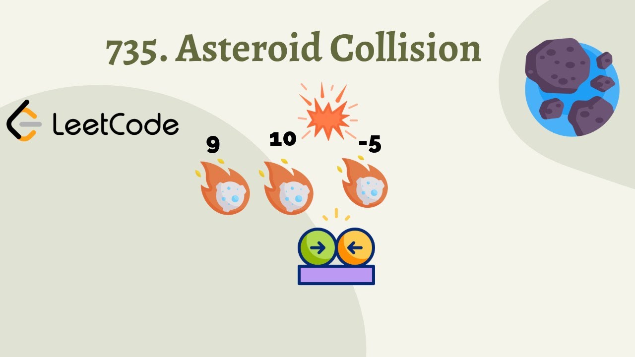 735. Asteroid Collision #javainterviewquestions #amazoninterviewpreparation #googleinterview #leet