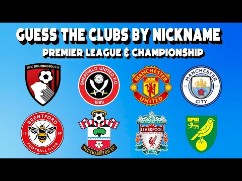Nicknames of Premier League & Championship Clubs | Quiz | English Football Quiz