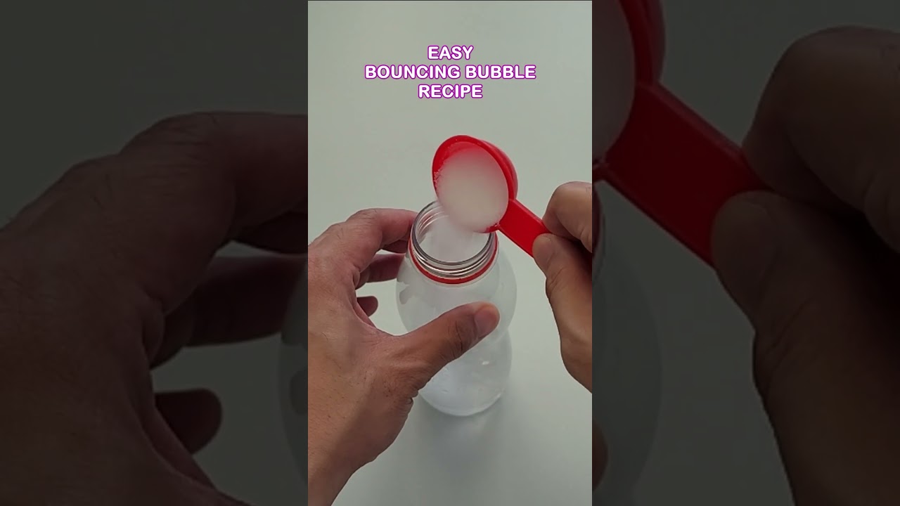 How To Make Bouncing Bubbles At Home