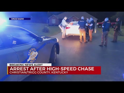 Arrest after high-speed chase in Kentucky