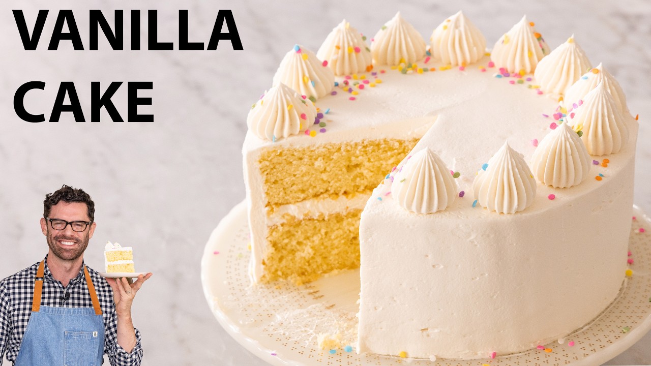 The BEST Vanilla Cake Recipe