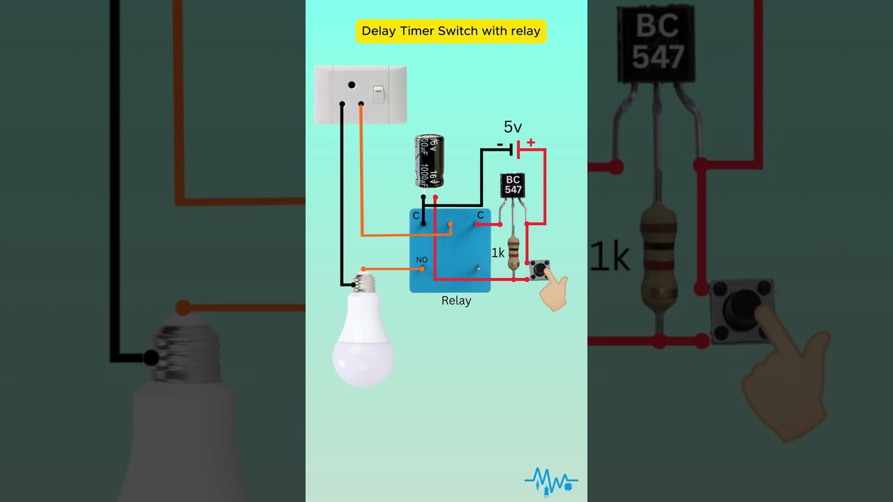 Make a Delay Timer Circuit at Home #Shorts #timer