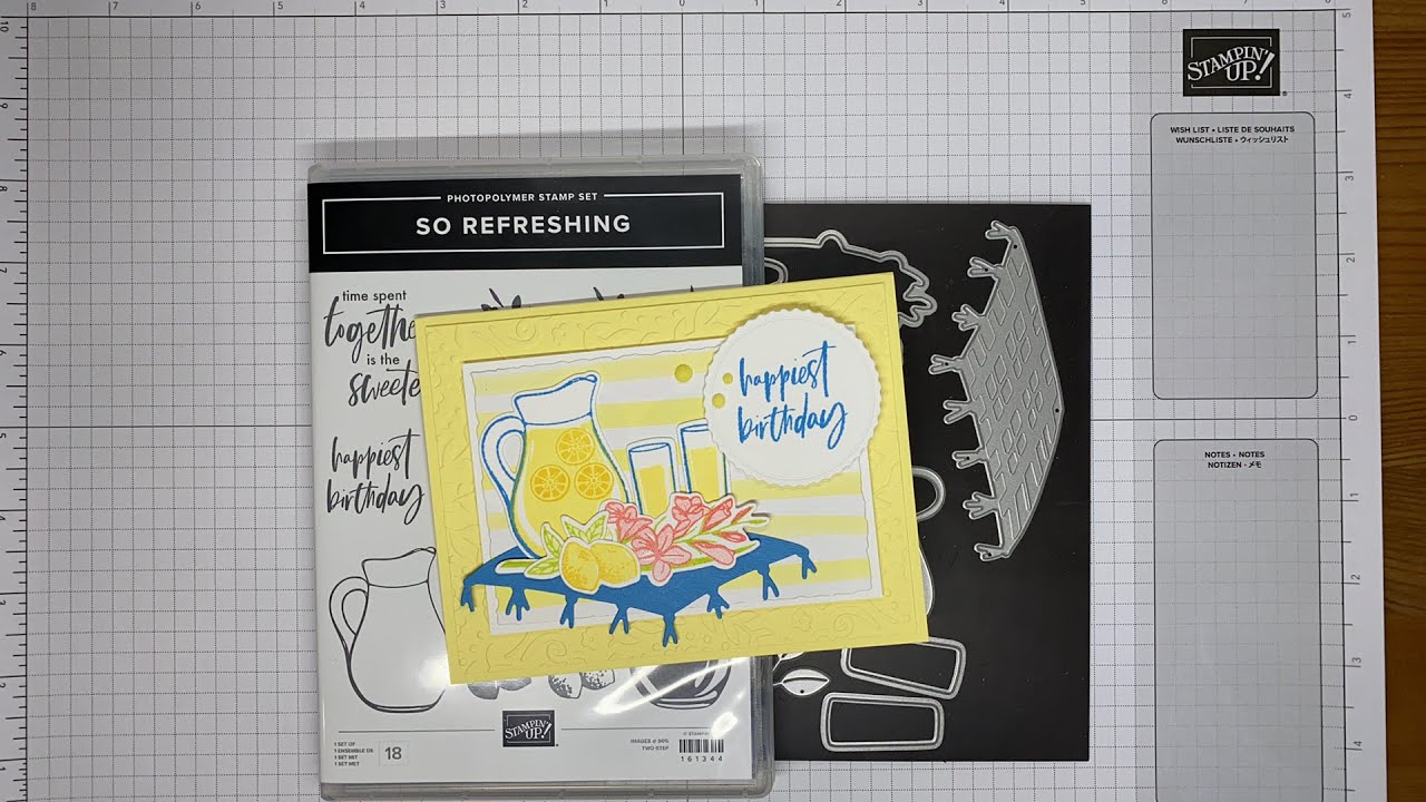 Stampin’ Up! So Refreshing Birthday Card Tutorial