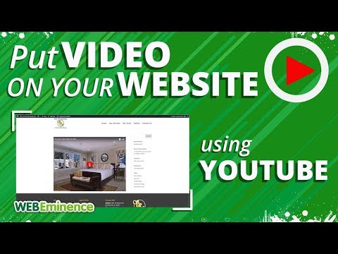 Embed YouTube Videos on YOUR Website - How to UPLOAD to Youtube & ADD Video To Your Site + WHY