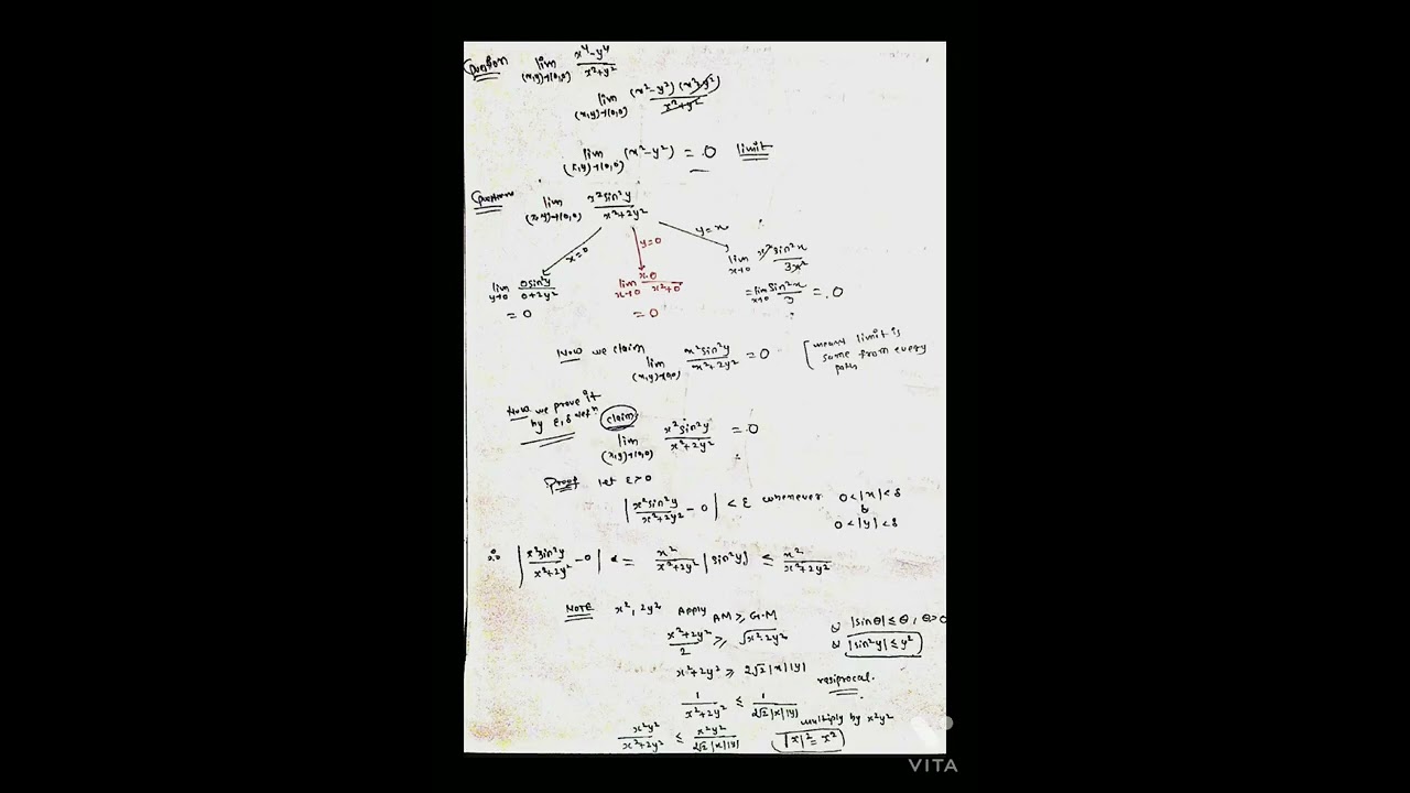 multivariable calculus lecture 34 note#study #iitjam #foryou