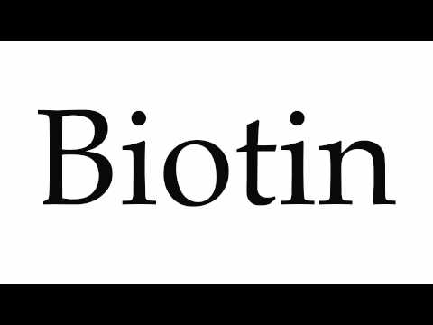 How to Pronounce Biotin