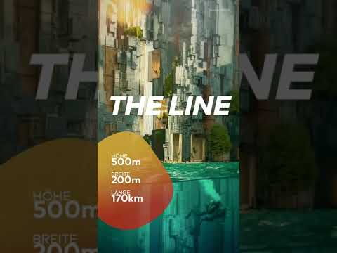 MEGASTADT NEOM: Wird "The Line" in Saudi-Arabien die Stadt der Zukunft? | WELT #Shorts