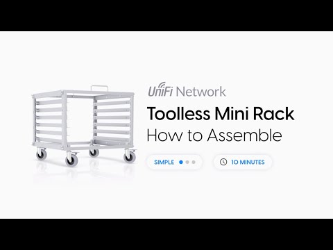 Ubiquiti Toolless Mini Rack 6U 460mm Deep Data Cabinet, Floor Standing ...
