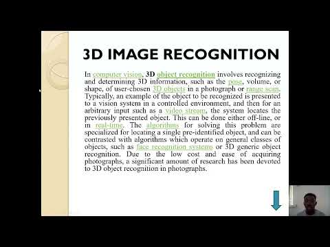 3D IMAGE RECOGNITION AND PROCESS ( MULTIMEDIA PRESENTATION)