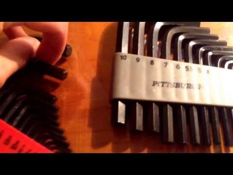 Harbor Freight Pittsburgh 25 PC. SAE And METRIC Hex Key Set Item # 5962 - A Good Buy And Great Value