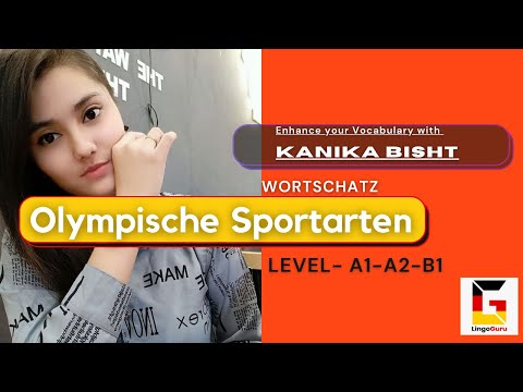 LEARN GERMAN VOCAB | Wortschatz - Olympische Sportarten | USEFUL FOR GOETHE EXAM A1