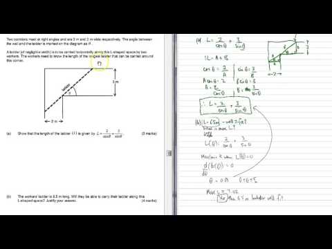 WACE Maths Methods Year 12 Sample Exam (Calc Section) 19. Maximum Value ...