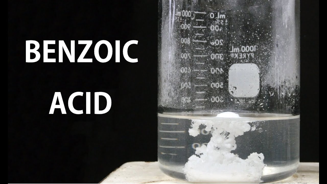 Making Benzoic Acid (from sodium benzoate)
