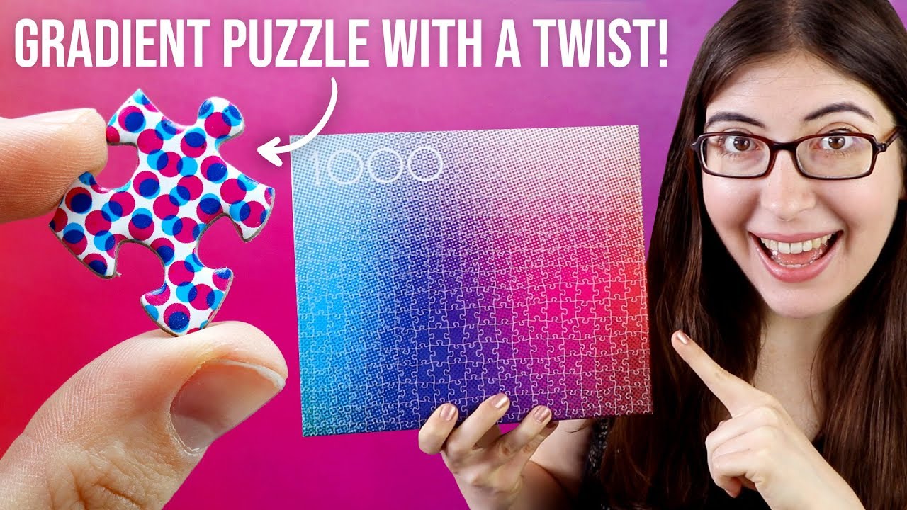 Doing a Halftone Gradient Jigsaw Puzzle