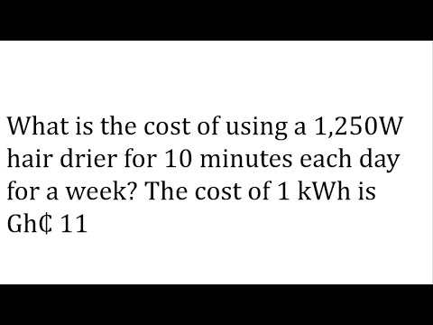 Electrical Energy and power (Ex 8).