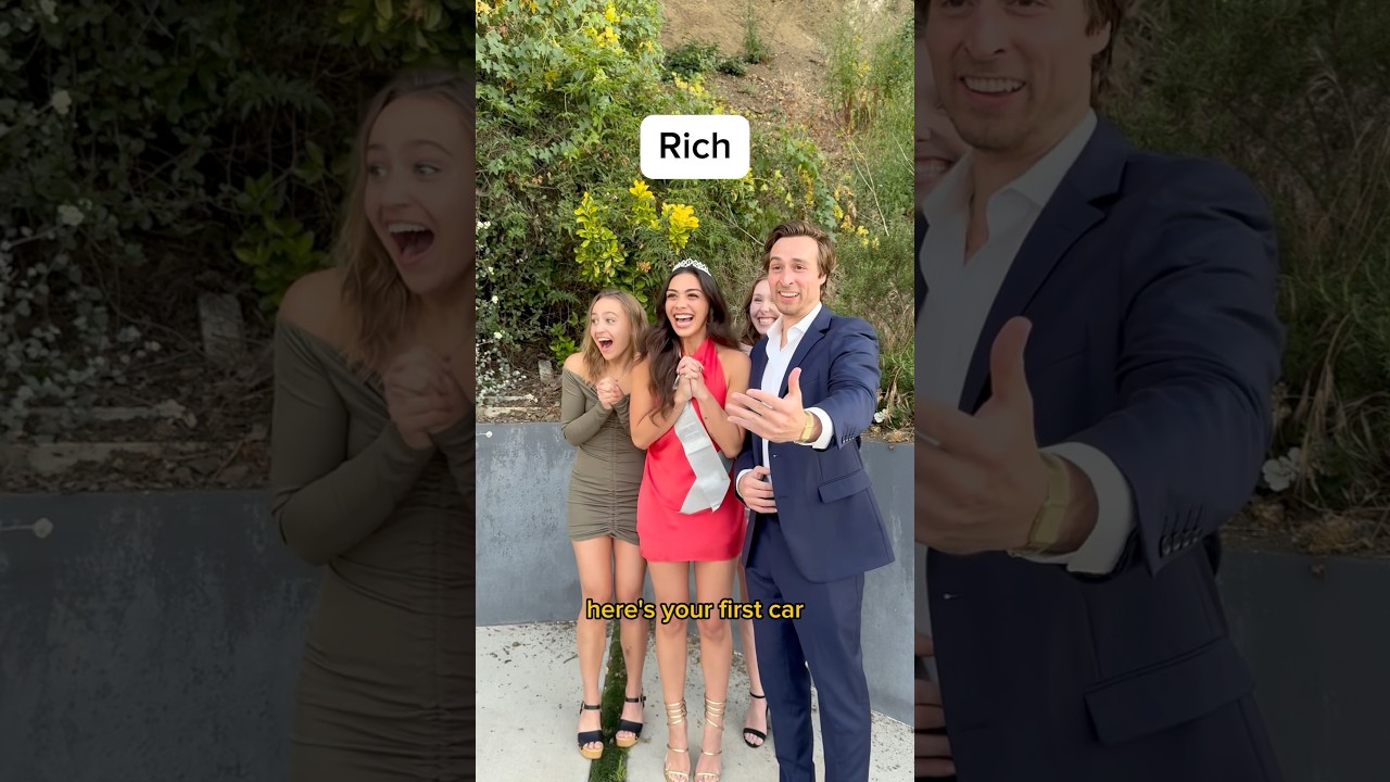 rich vs poor parents buying you a car #shorts
