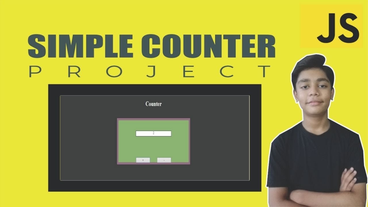 JAVASCRIPT Course Project Based Learning - Simple Counter Using Javascript Project #7