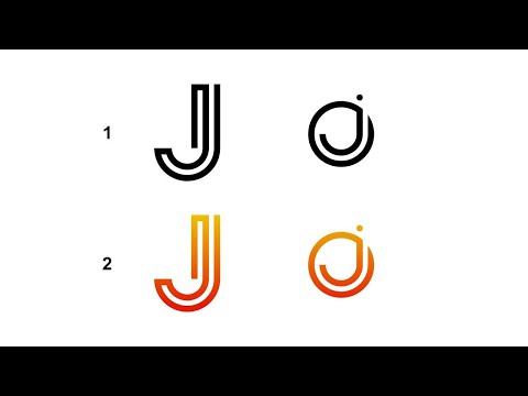 Custom Logo Design Letter J Logo Design in coreldraw