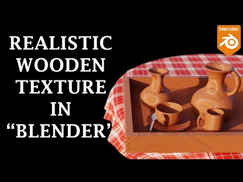 Create Realistic Wooden Texture in Blender Using Just a Few Nodes – Easy Tutorial