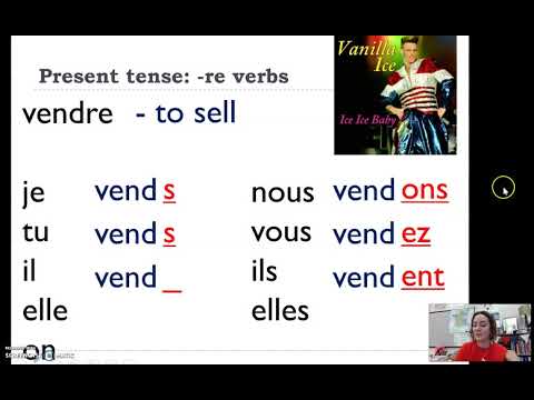 Conjugating French RE Verbs in the Present Tense
