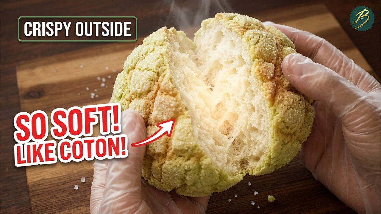 Amazing Melonpan Bread Making Process | Always Soft, Like Cotton!