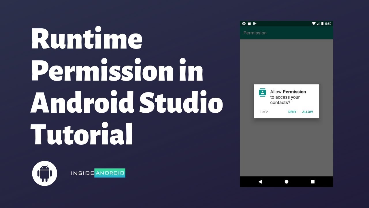 Runtime Permission in Android studio | Android Tutorial | Ted Permission