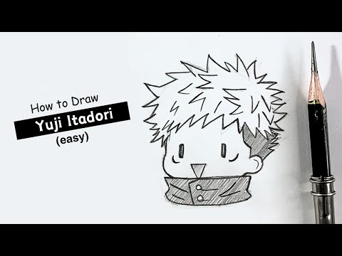 How To Draw Yuji Itadori Cute | Step By Step | Jujutsu Kaisen | Easy Drawing