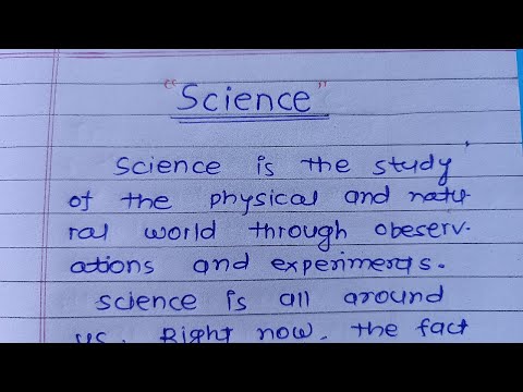 What is science | what is mean by science | write meaning of science in english