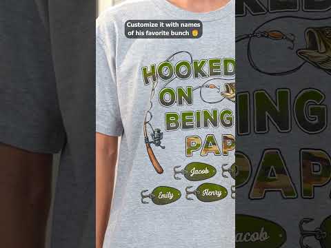 Hooked On My Little Crew - Personalized Unisex T-shirt, Hoodie - Gift For Dad, Grandpa -TS-MQ0661-V1