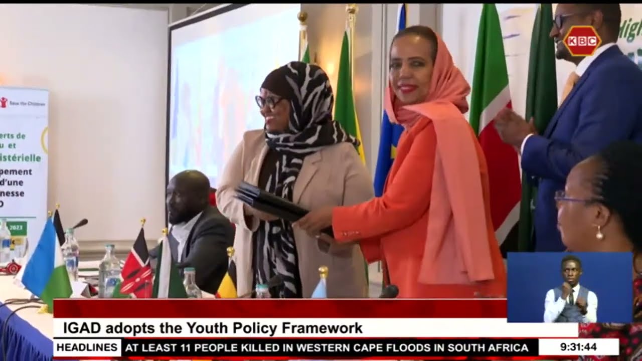 IGAD adopts  Framework to accelerate youth engagement in climate change and conflict resolution