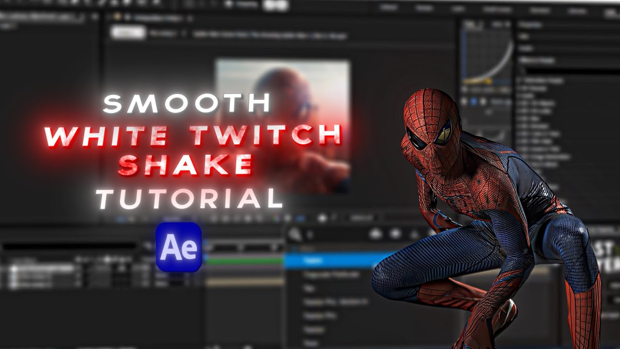 Smooth White Twitch Shake Tutorial - After Effects Tutorial
