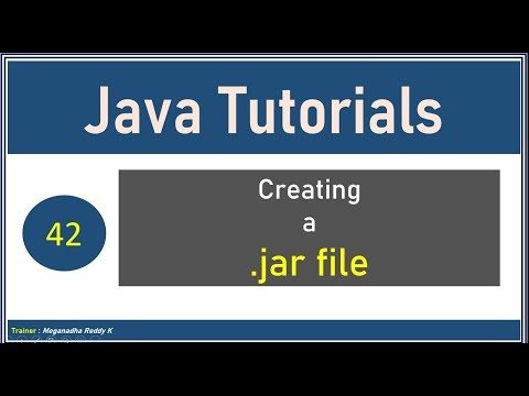 Java Tutorials : Creating .jar files #42