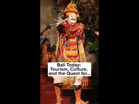 Bali Today Tourism, Culture, and the Quest for Experiences #education #history #4k #reels #shorts